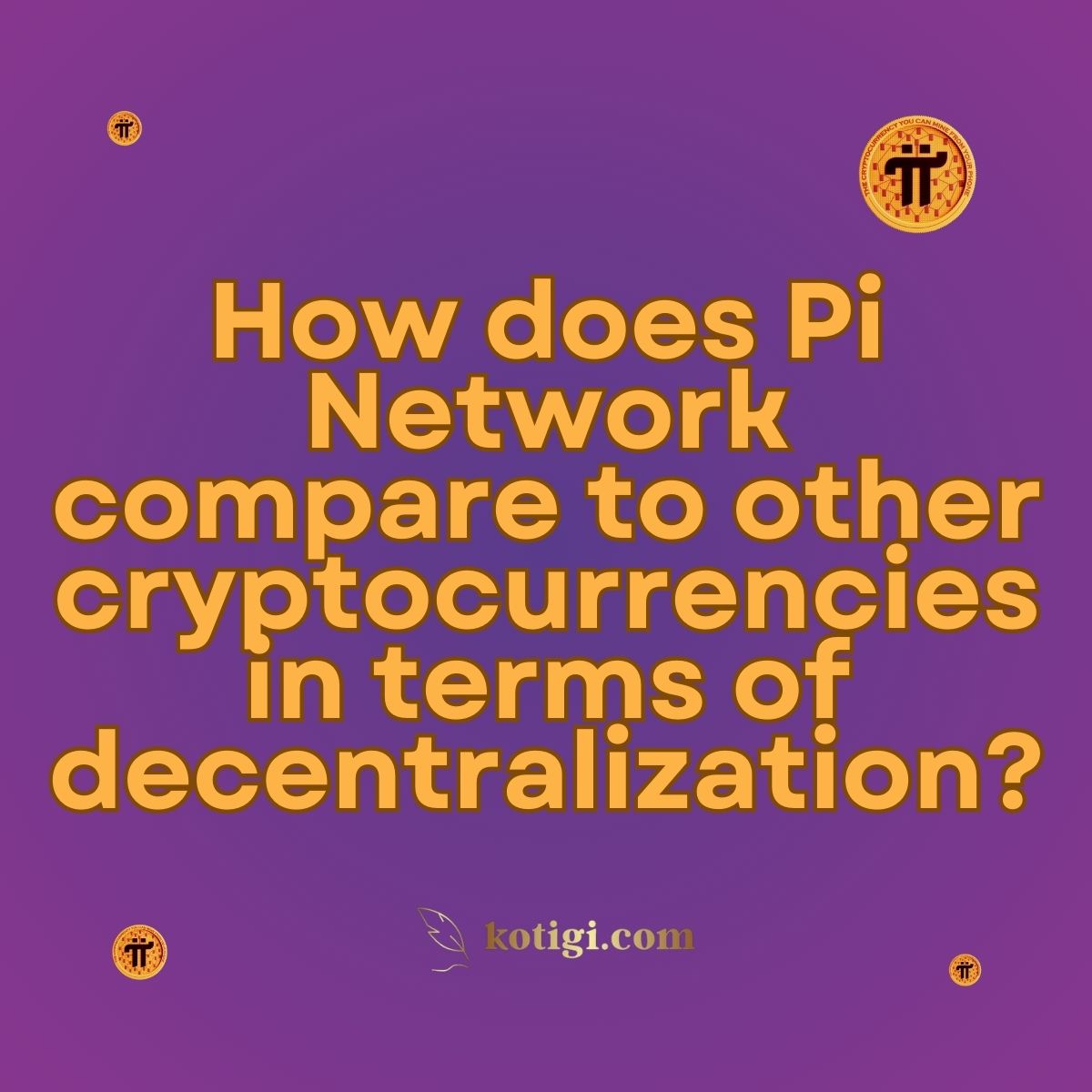 How does Pi Network compare to other cryptocurrencies in terms of ...